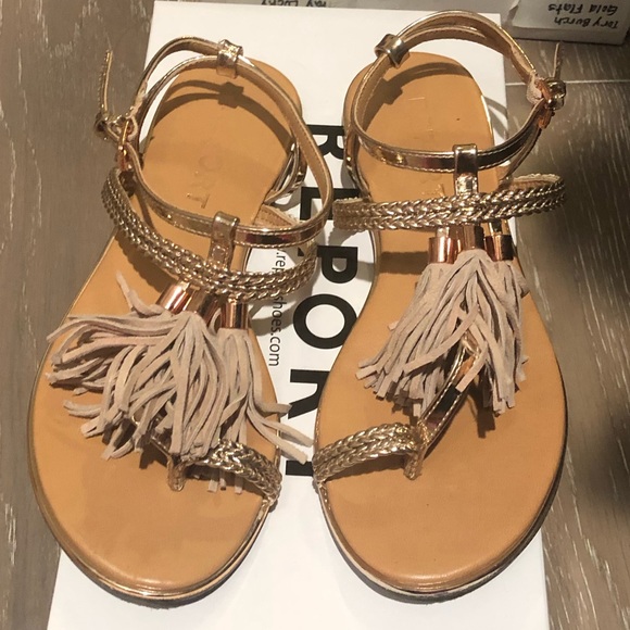 Report | Shoes | Sandals In Rose Gold Color | Poshmark
